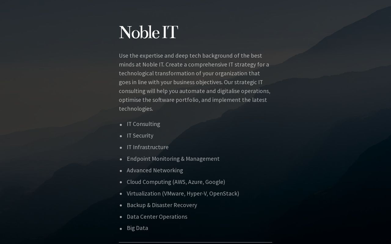 Noble IT, LLC